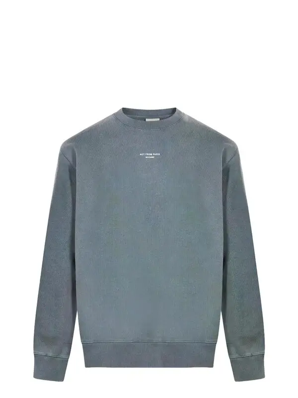 Drole De Monsieur Slogan Sweatshirt - Grey