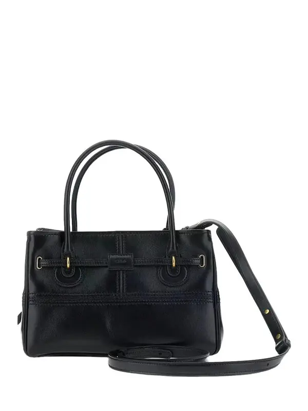 Chloé Small Paddington Leather Tote Bag - Black