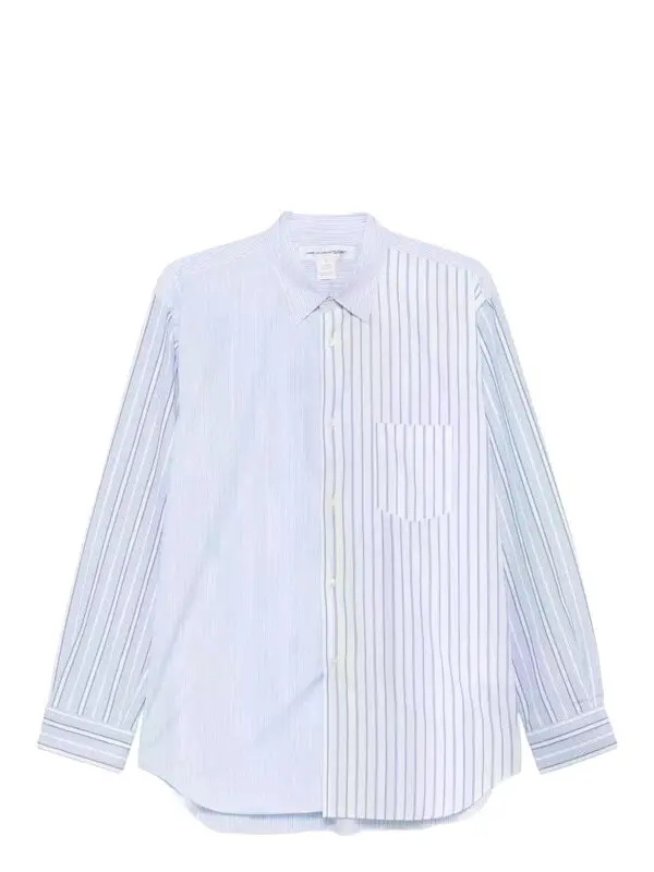 Comme Des Garçons Striped Shirt - Blue
