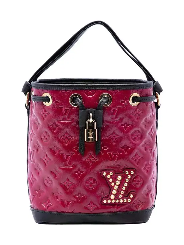 LOUIS VUITTON 2009 Monogram Limited Edition Autumn Winter Double Jeu Neo Neo Mm Bucket Bag - Red