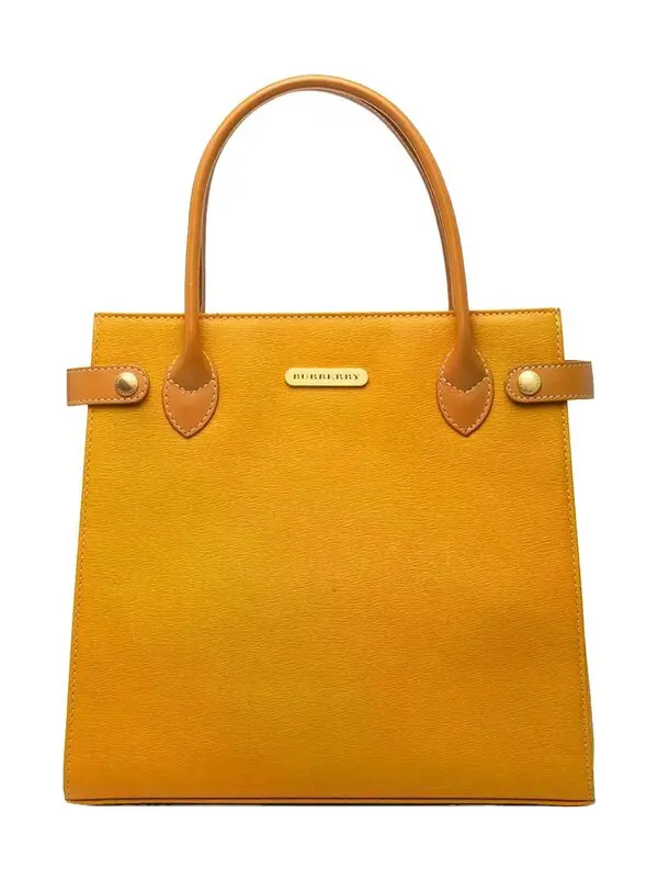 Burberry 2000-2017 Leather Handbag - Yellow