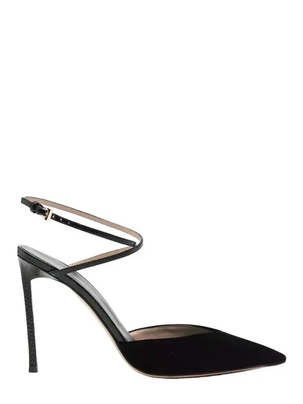 TOM FORD Velvet Wrap-around Pumps - Black