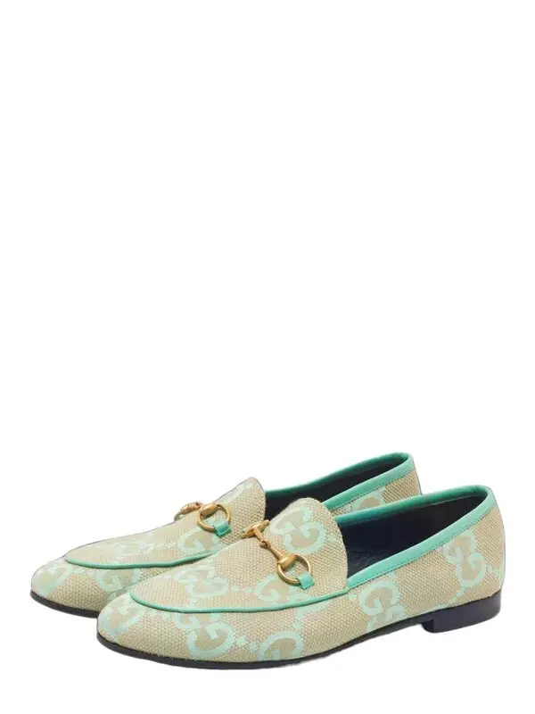 Gucci Gg Jordaan Horsebit Loafers - Neutrals