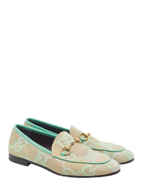 Gucci Gg Jordaan Horsebit Loafers - Neutrals