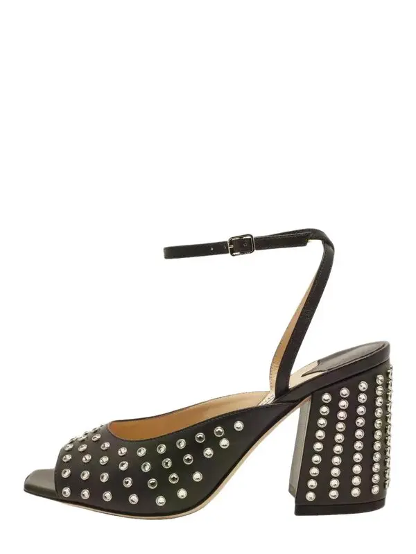 JIMMY CHOO Jassidy Studded Sandals - Black