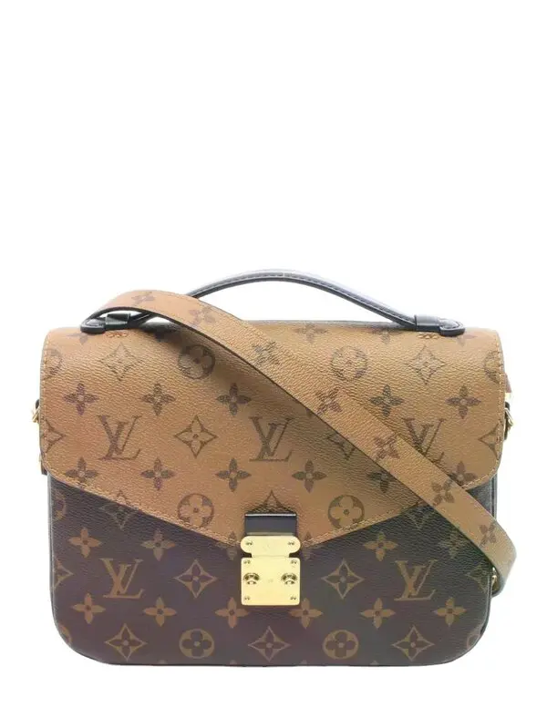 LOUIS VUITTON 2010s Mm Pochette Metis Monogram Reverse Tote Bag - Neutrals