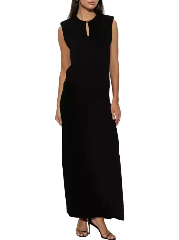 BY MALENE BIRGER Rowen Keyhole-detail Maxi Dress - Black