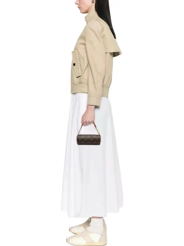 LOUIS VUITTON 1990-2015 Monogram Papillon Pochette Handbag - Brown