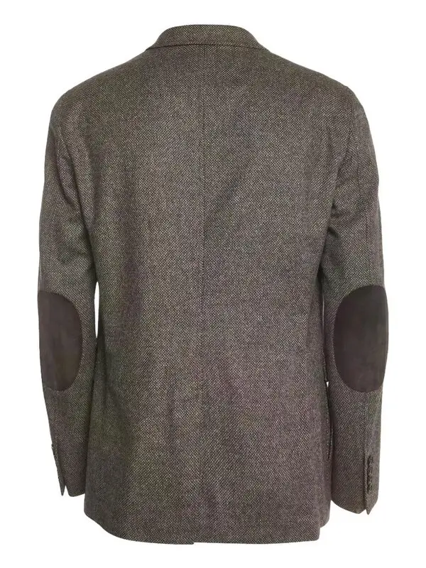 Ermenegildo Zegna Single-breasted Wool Blazer - Grey