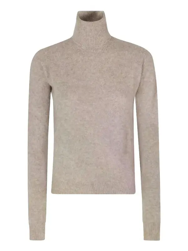 ROBERTO COLLINA Cashmere Roll-neck Sweater - Neutrals