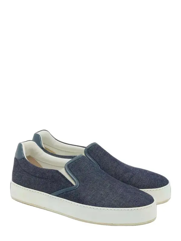 Loro Piana Slip-on Sneakers - Blue