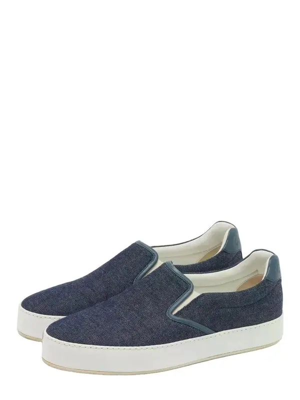 Loro Piana Slip-on Sneakers - Blue