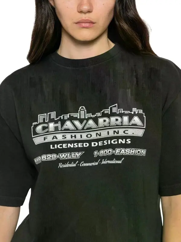 WILLY CHAVARRIA Brava Graphic-print T-shirt - Black