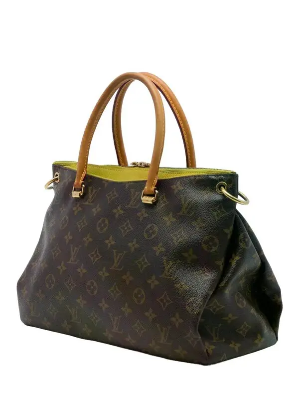 LOUIS VUITTON 2014 Monogram Pallas Mm Satchel - Brown