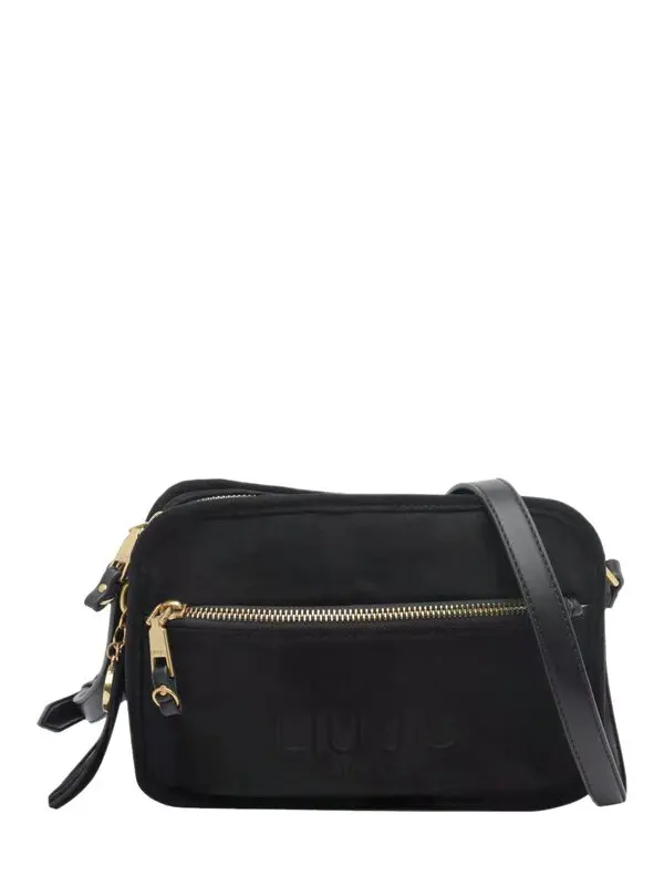 Liu Jo Logo-embossed Tassel-detail Cross Body Bag - Black