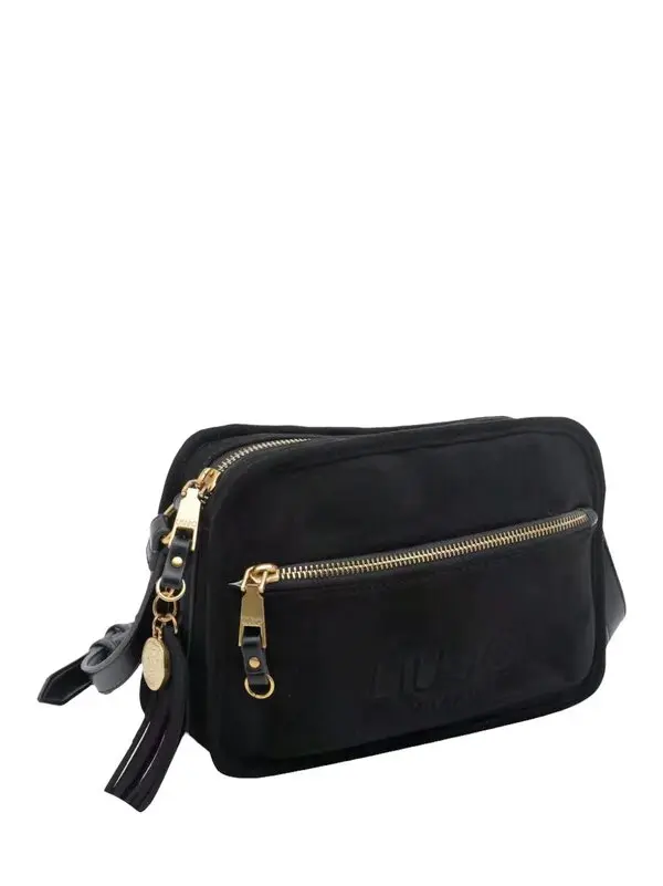Liu Jo Logo-embossed Tassel-detail Cross Body Bag - Black