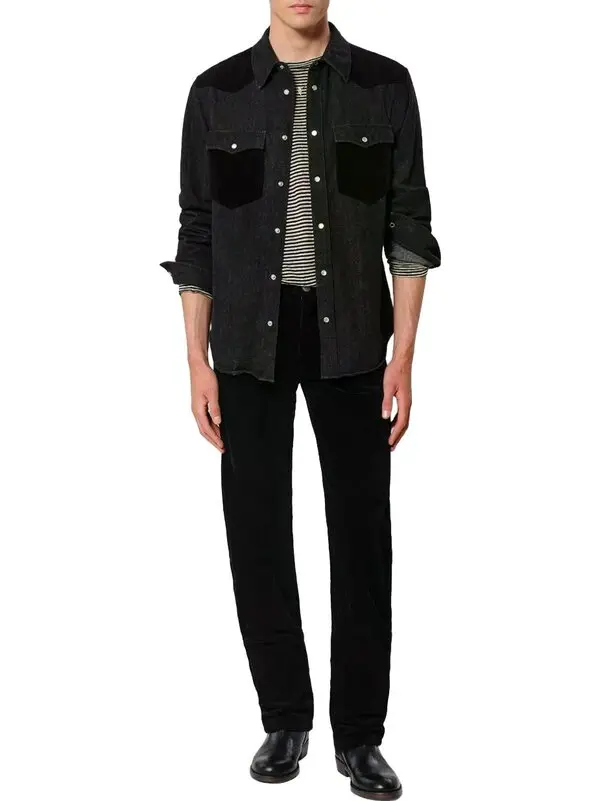 MARANT Vegas Cotton Corduroy Shirt - Grey