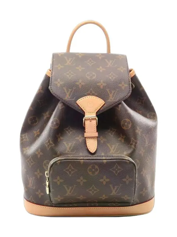 LOUIS VUITTON 2010s Monogram Montsouris Pm Backpack - Brown