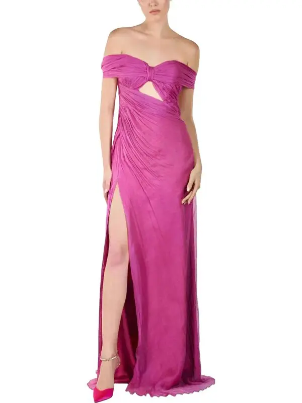 ANDREEA VENECIUC Muse Off-shoulder Gown - Pink