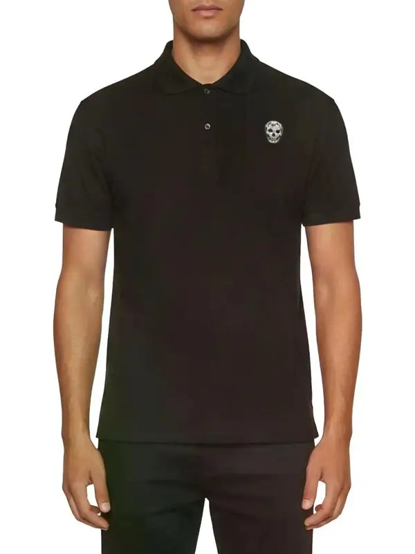 Alexander McQueen Skull-patch Cotton T-shirt - Black