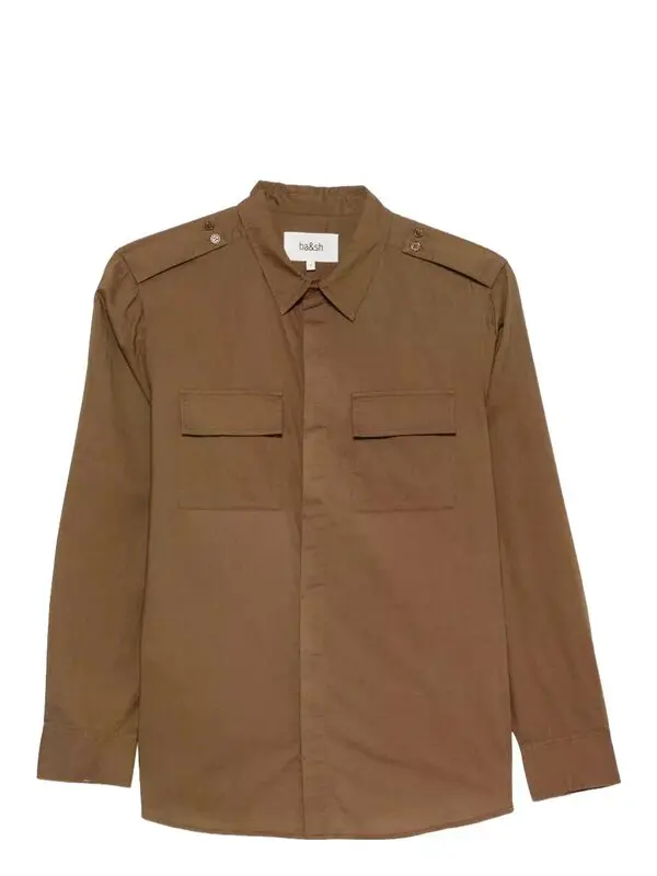 Ba&sh Palani Flap-pocket Shirt - Brown