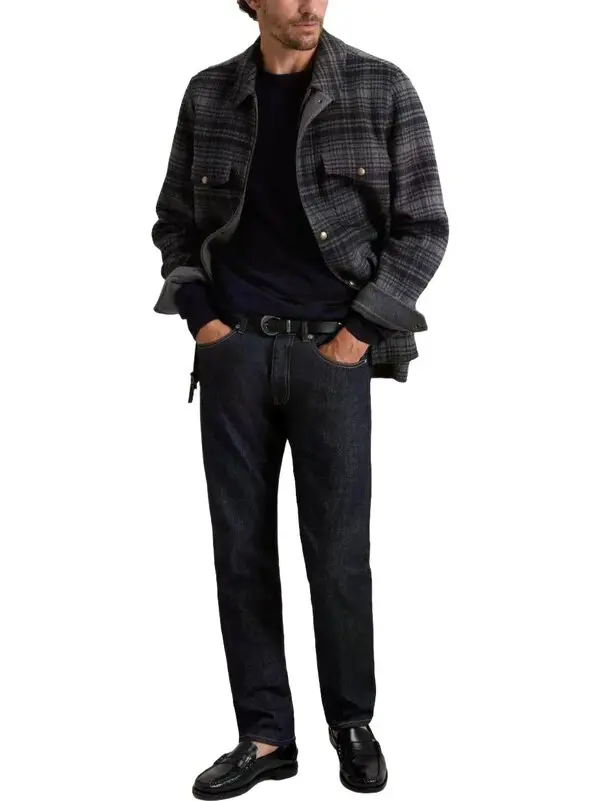Woolrich Checked Shirt Jacket - Grey