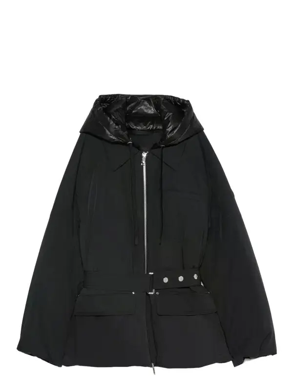 Moose Knuckles Tegan Belted Hooded Jacket - Black