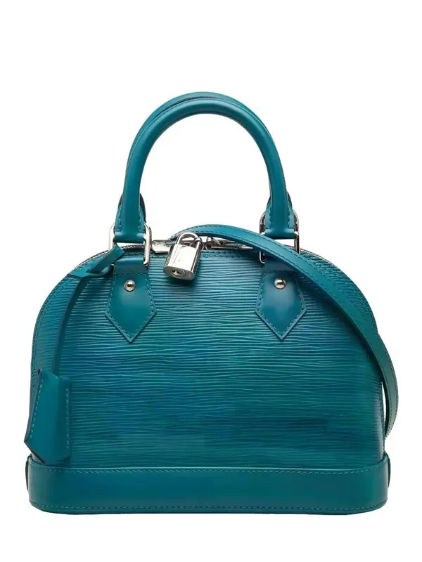 LOUIS VUITTON 2013 Epi Alma Bb Satchel - Blue