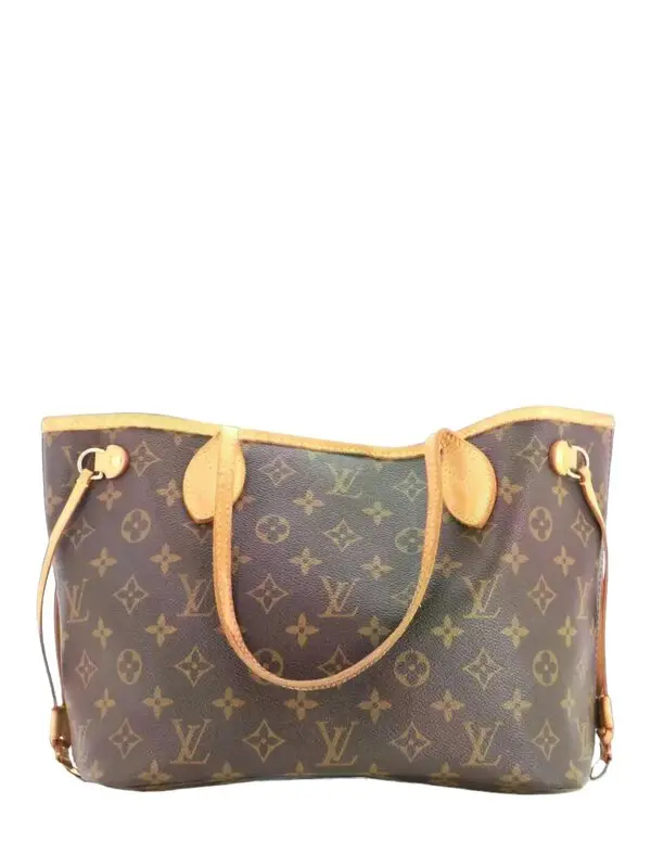 LOUIS VUITTON Neverfull Monogram Canvas Pm Tote Bag - Brown
