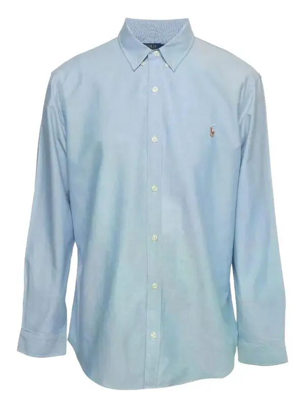 Polo Ralph Lauren Slim-fit Textured Shirt - Blue