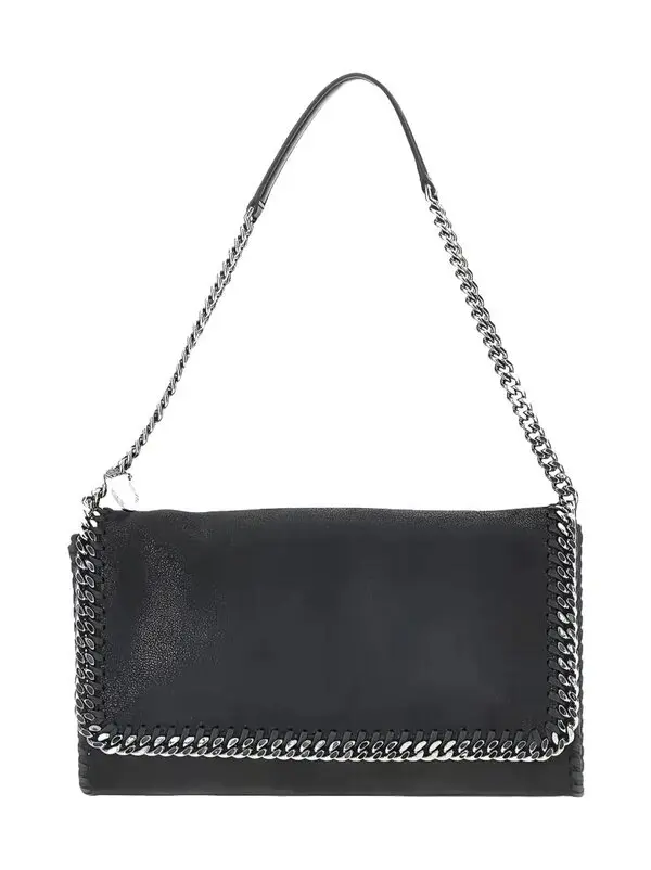 Stella McCartney Falabella Chain-trim Shoulder Bag - Black
