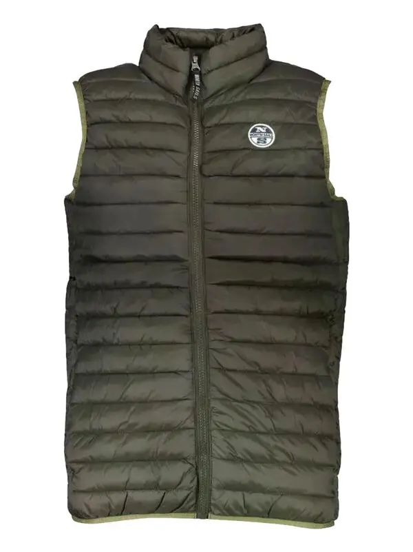 NORTH SAILS Quilted Logo-patch Vest - Green