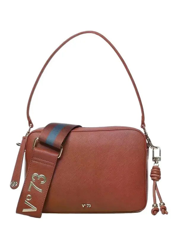 V°73 Logo-strap Knotted Tote Bag - Brown