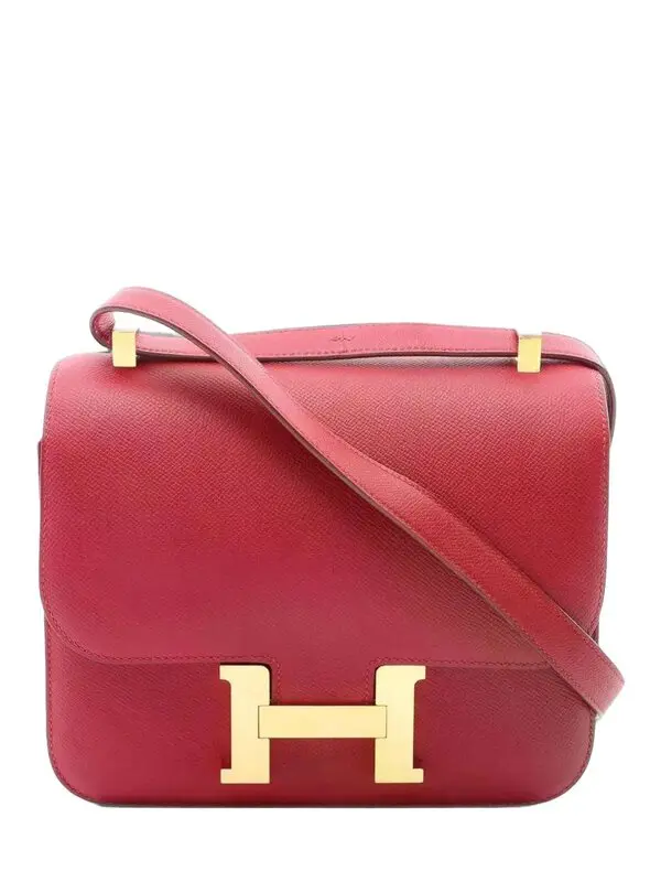 Hermès 2016 Constance 24 Shoulder Bag - Red