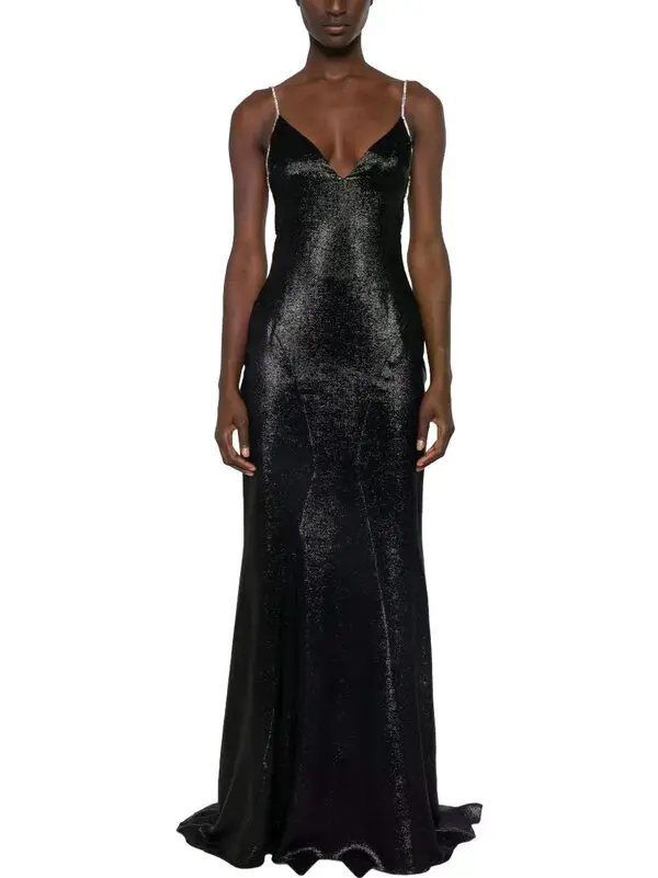 TOM FORD Crystal-embellished Evening Maxi Dress - Black