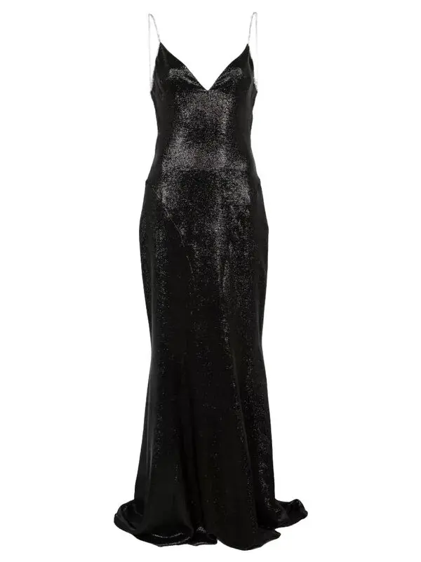 TOM FORD Crystal-embellished Evening Maxi Dress - Black