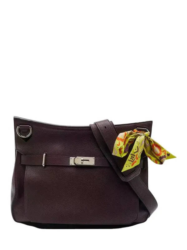 Hermès 2009 34 Jypsiere Shoulder Bag - Red