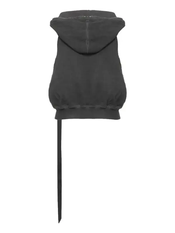 Rick Owens Sleeveless Hooded Hoodie - Grey