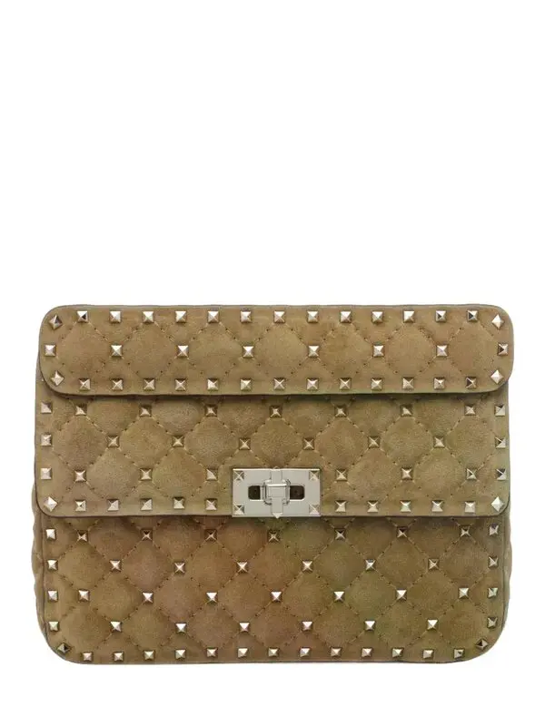 Valentino Garavani Rockstud Spike Shoulder Bag - Neutrals
