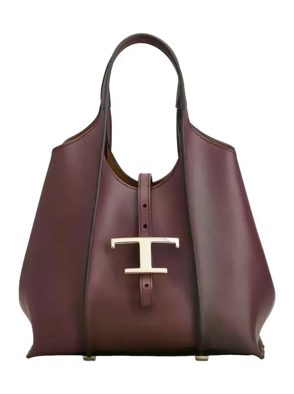 TOD'S Medium T Timeless Tote Bag - Red