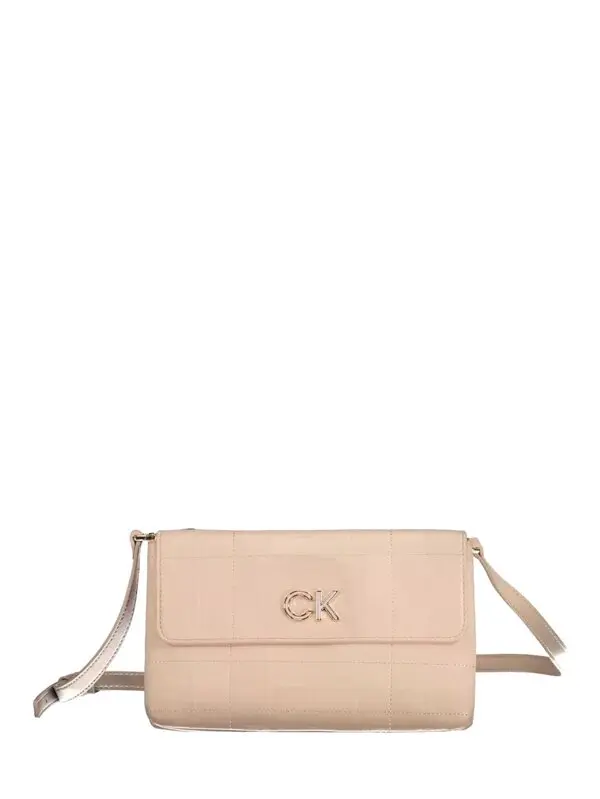 Calvin Klein Logo-plaque Crossbody Bag - Neutrals