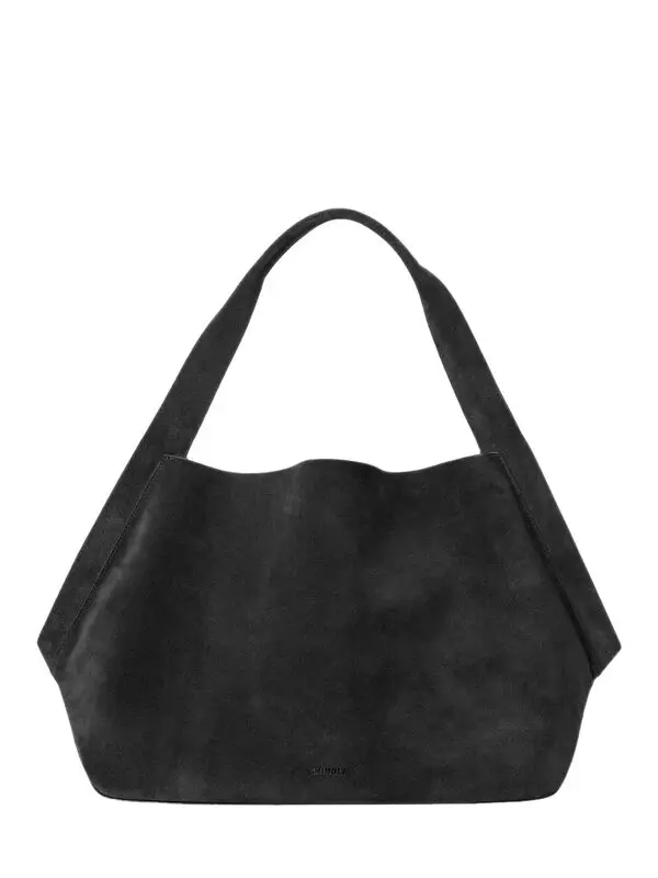 Shinola Derby Suede Shoulder Bag - Black