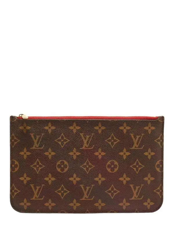LOUIS VUITTON 2018 Neverfull Monogram Pouch - Brown