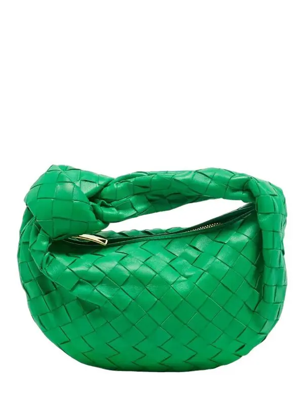 Bottega Veneta Mini Jodie Intrecciato Leather Tote Bag - Green