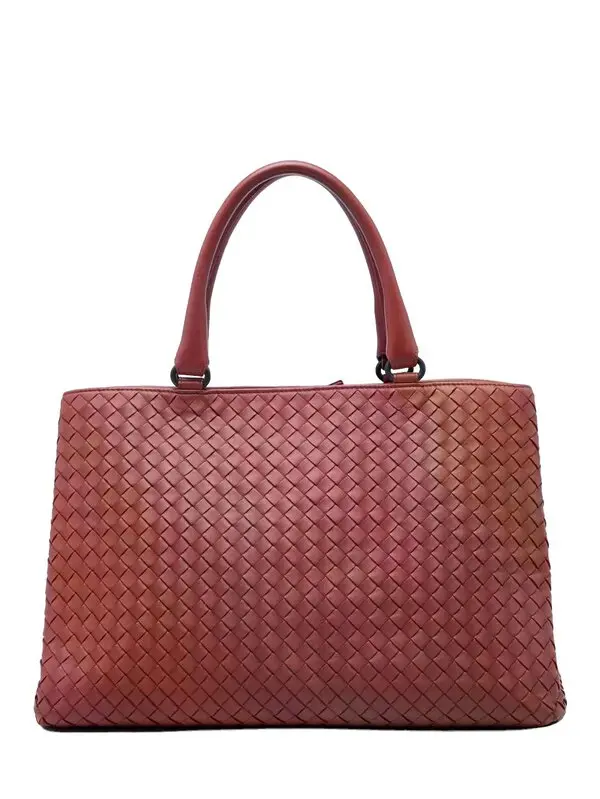 Bottega Veneta 2012-2026 Nappa Intrecciato Milano Tote Bag - Brown