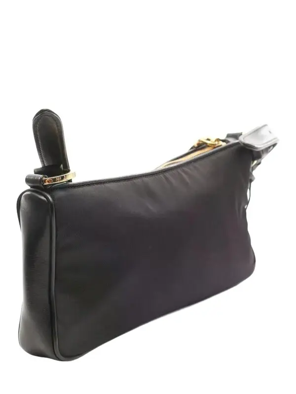 Prada 2010s Re-nylon Tessuto Shoulder Bag - Black