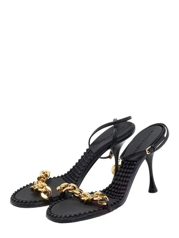 Bottega Veneta Dot Ankle-strap Sandals - Black