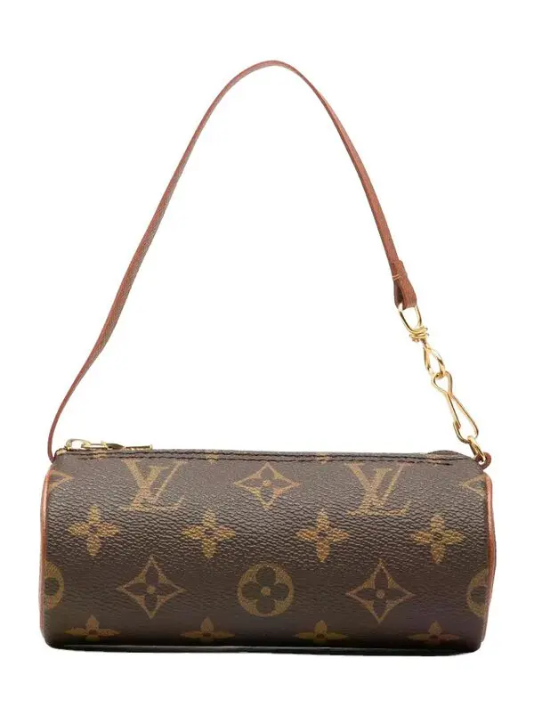 LOUIS VUITTON 20th Century Monogram Papillon Pochette Handbag - Brown