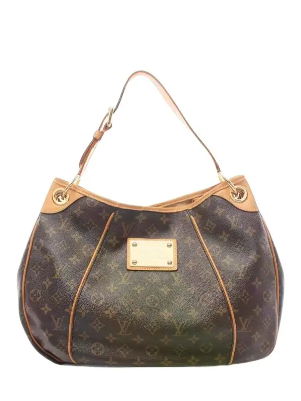 LOUIS VUITTON 2008 Pm Monogram Galliera Tote Bag - Brown