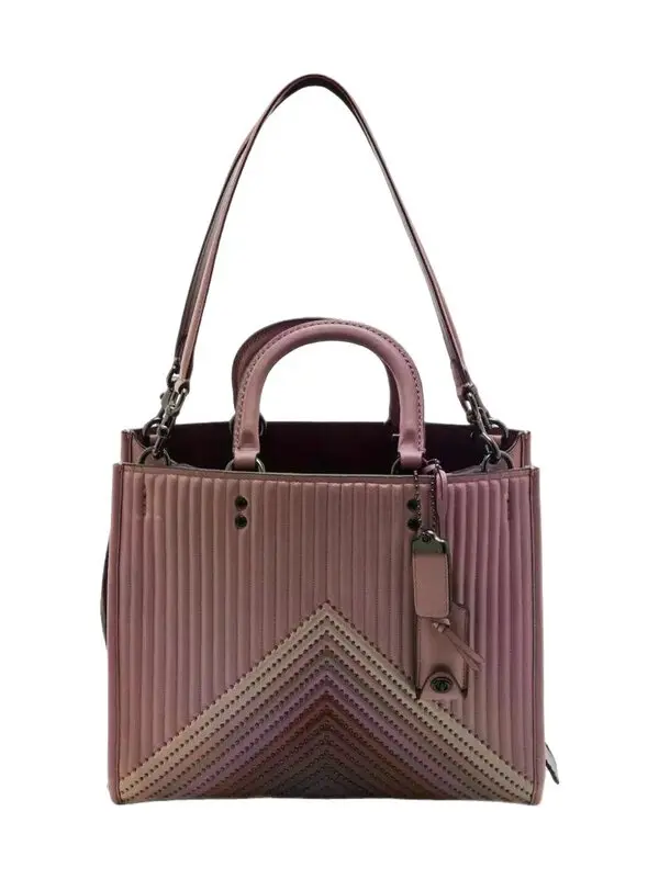 COACH 25 Rogue 1941 Quilted Leather Tote Bag - Pink